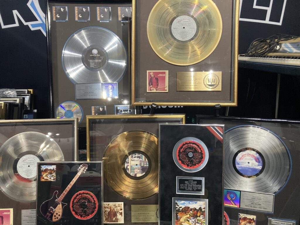 Stan Lynch Gold and Platinum Record Collection - Donn Bennett's Drum ...